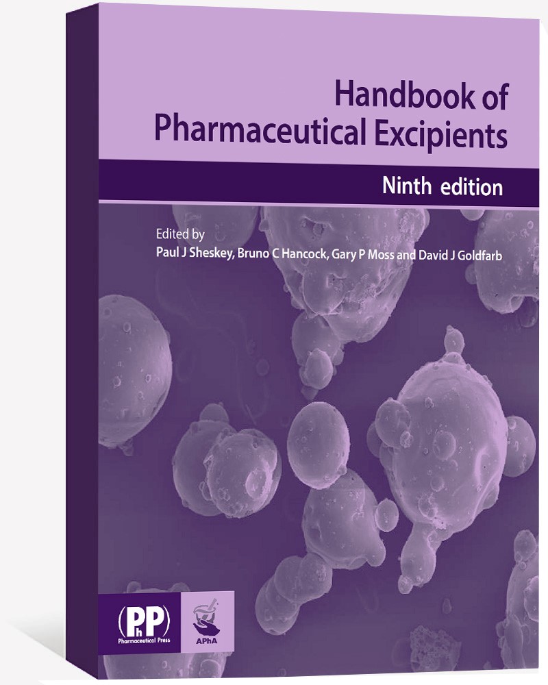 Handbook of Pharmaceutical Excipients – 9th Edition - Pharma Excipients Handbook of Pharmaceutical Excipients – 9th Edition - Pharma Excipients