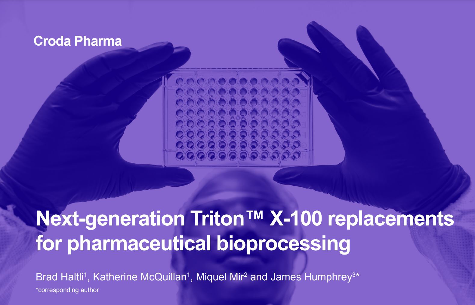 Next-generation Triton™ X-100 replacements for pharmaceutical ...