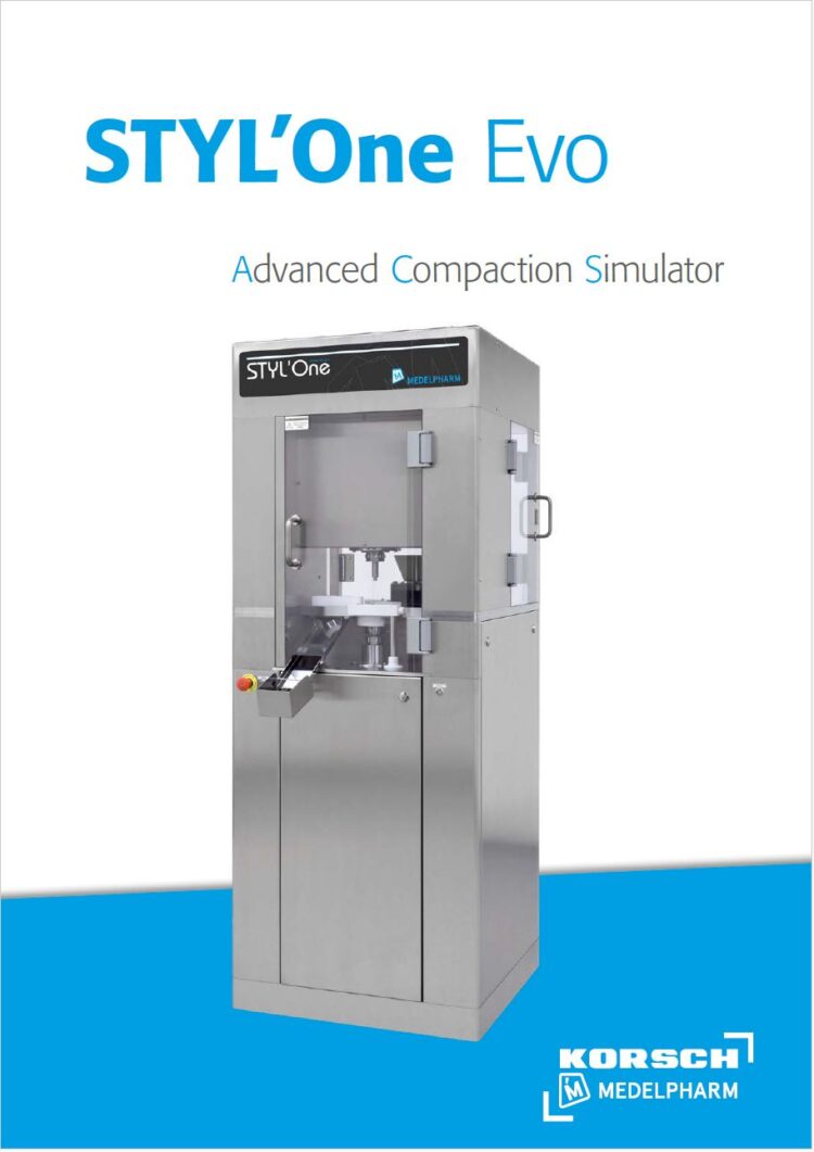 STYL’One Evo - Advanced Compaction Simulator - Pharma Excipients